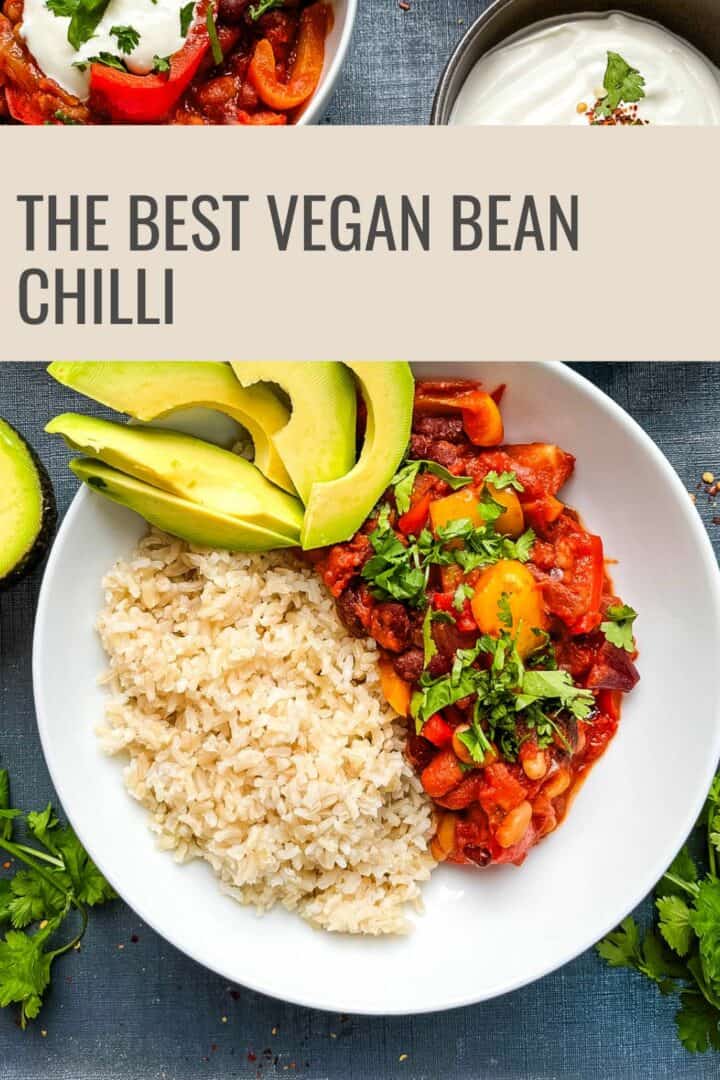 5 Bean Chilli (Vegan) - The Real Meal Deal