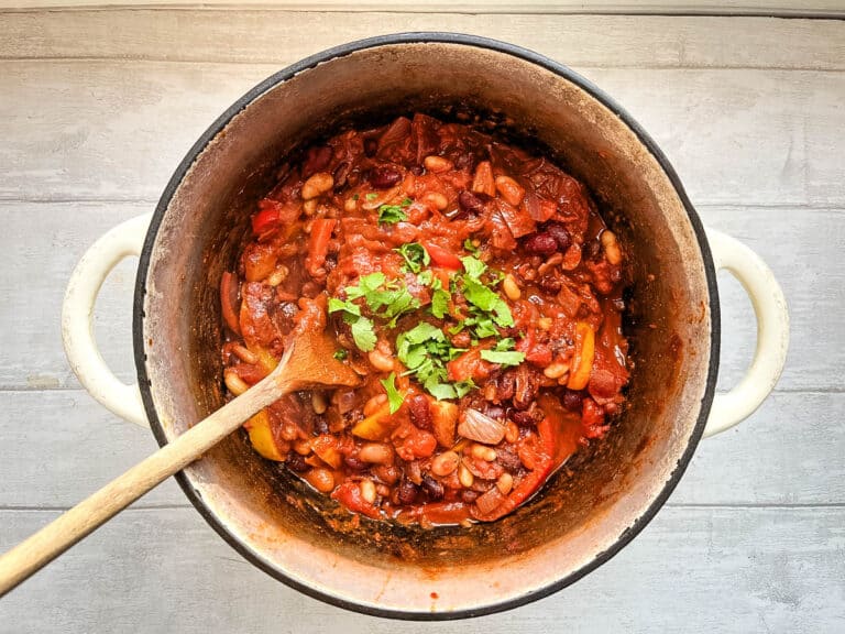5 Bean Chilli (Vegan) - The Real Meal Deal