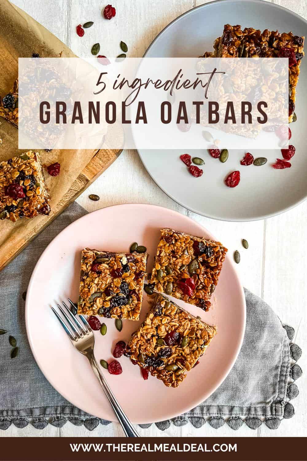 Easy Granola Flapjack Recipe - The Real Meal Deal