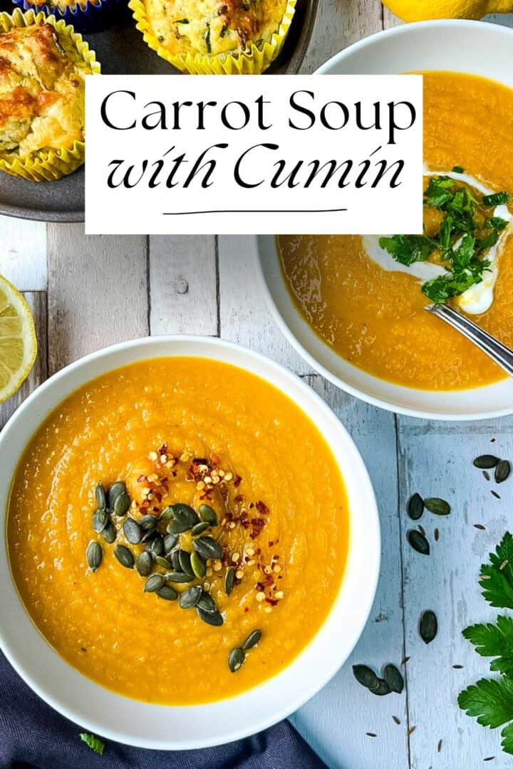 Carrot and Cumin Soup - The Real Meal Deal