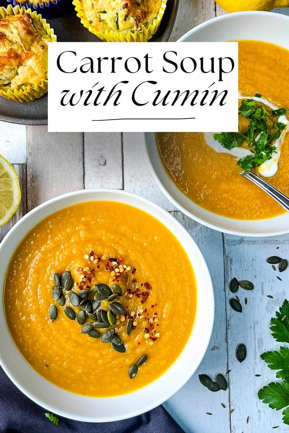 Carrot and Cumin Soup - The Real Meal Deal
