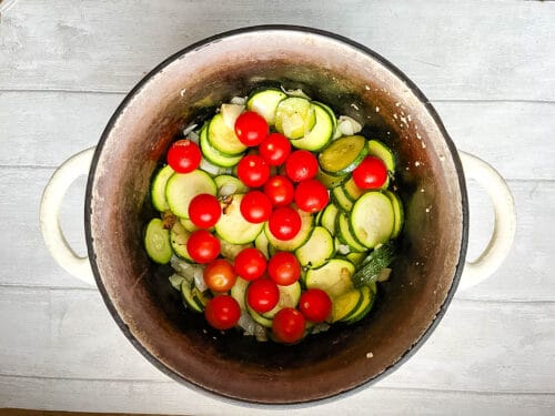 Tomato and Courgette Risotto - The Real Meal Deal