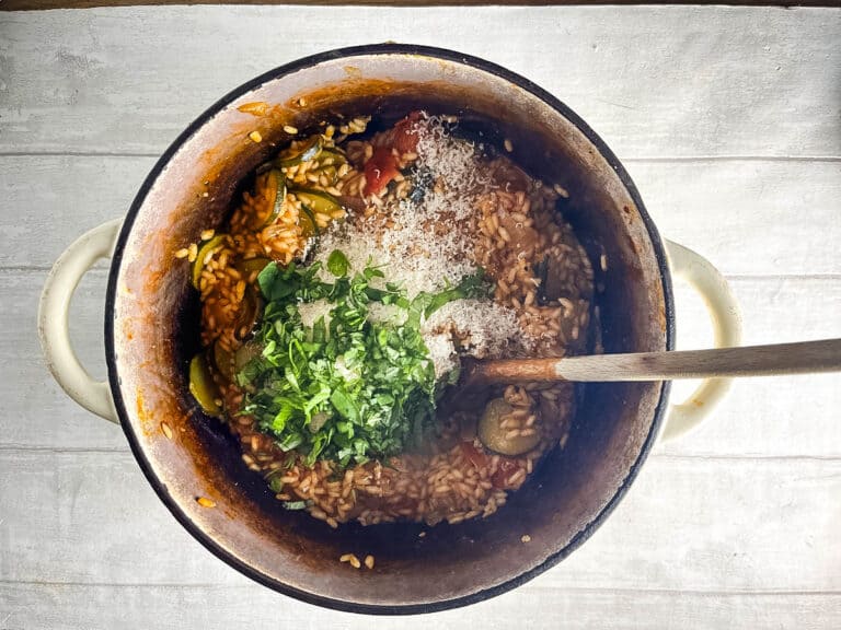Tomato and Courgette Risotto - The Real Meal Deal