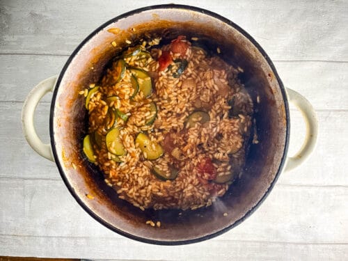 Tomato and Courgette Risotto - The Real Meal Deal