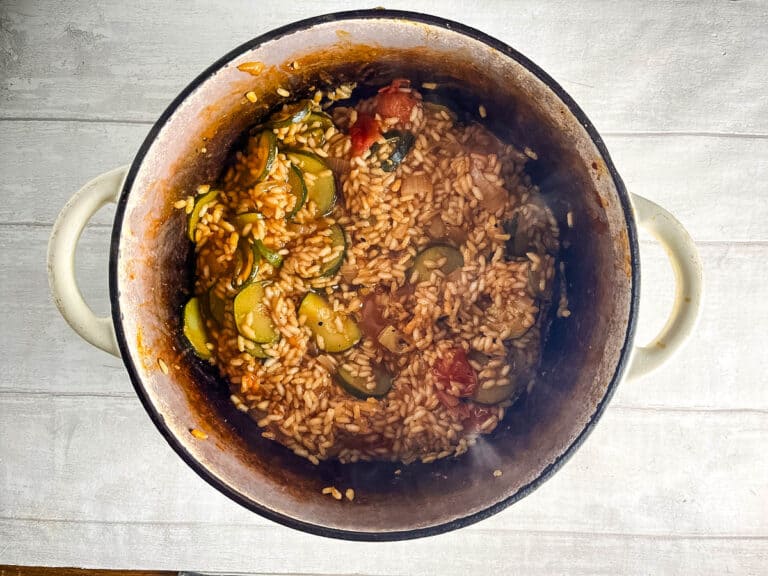 Tomato and Courgette Risotto - The Real Meal Deal