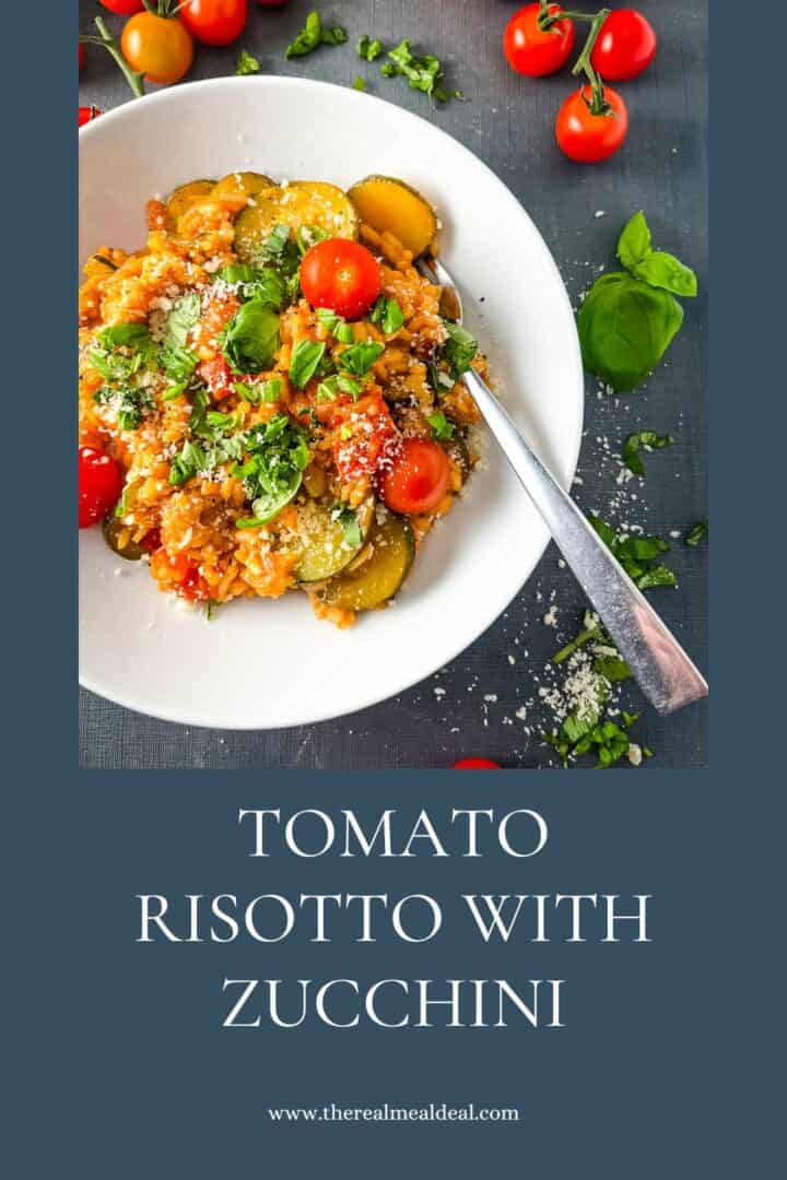 Tomato and Courgette Risotto - The Real Meal Deal