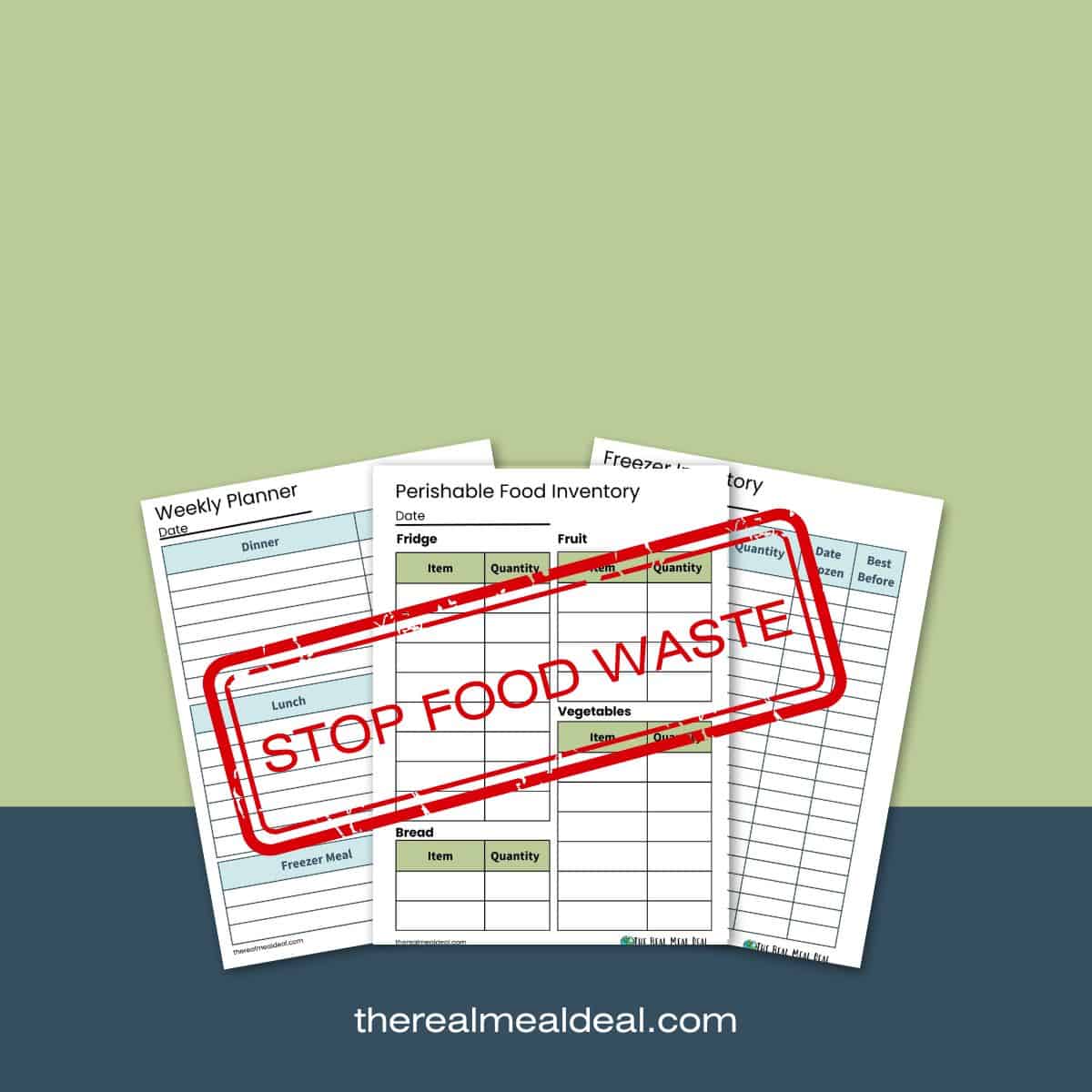 FREE Reduce Your Food Waste Help Kit - The Real Meal Deal